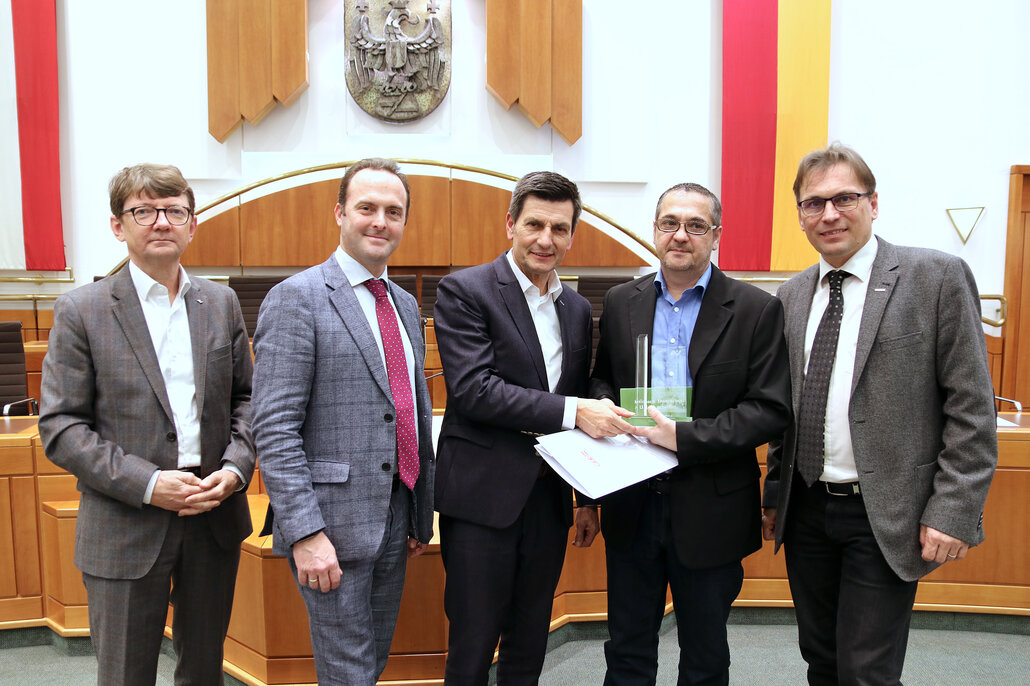 „Back to life–Award“ für Gernot Schaller aus Purbach - Land Burgenland