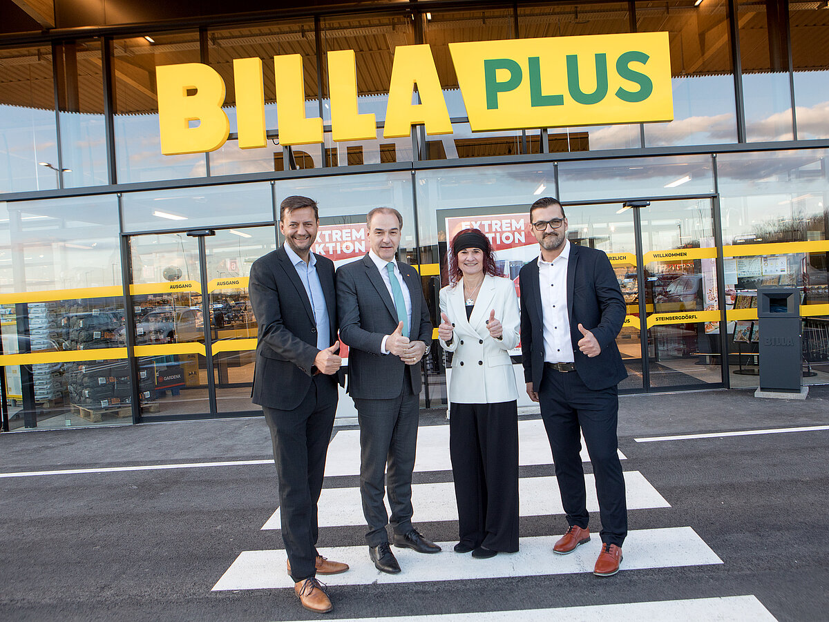 LR Schneemann: Billa Plus bereichert Businesspark Oberpullendorf - Land ...