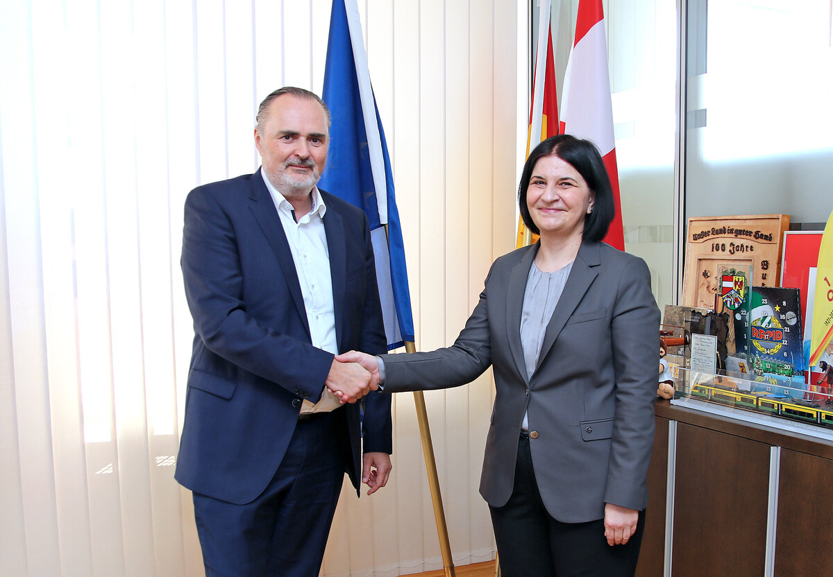 Besuch der Botschafterin von Montenegro bei Landeshauptmann Doskozil ...