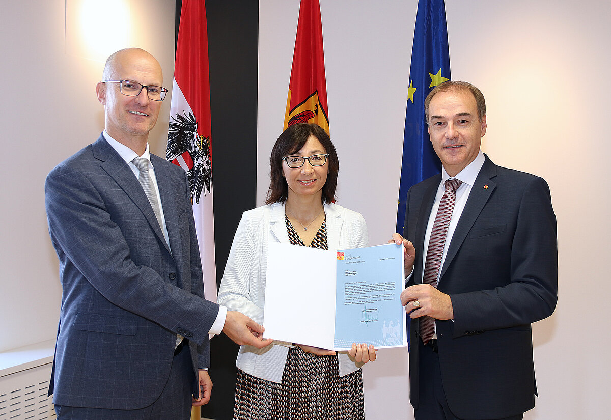 BH Eisenstadt/Umgebung: neue Bezirkshauptfrau offiziell ins Amt ...