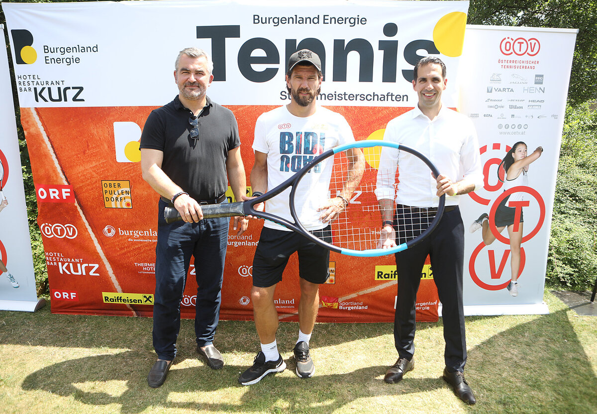 Charity-Doppelturnier im Zuge der Burgenland Energie Tennis-Staatsmeisterschaften - Land Burgenland