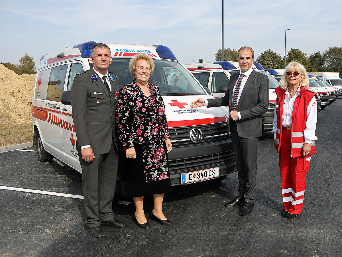 Moderne, zeitgemäße Rot Kreuz-Bezirksstelle in Oberwart eröffnet - Land ...