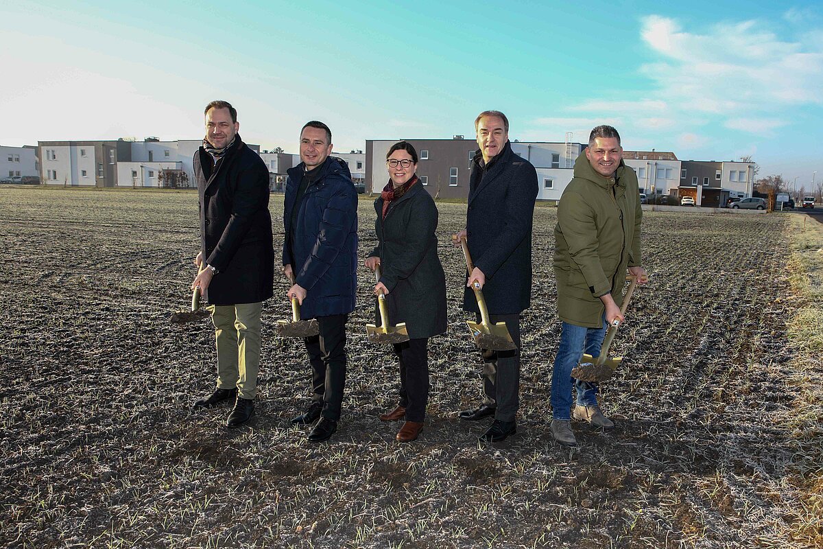 Spatenstich für Pflegestützpunkt in Trausdorf - Land Burgenland