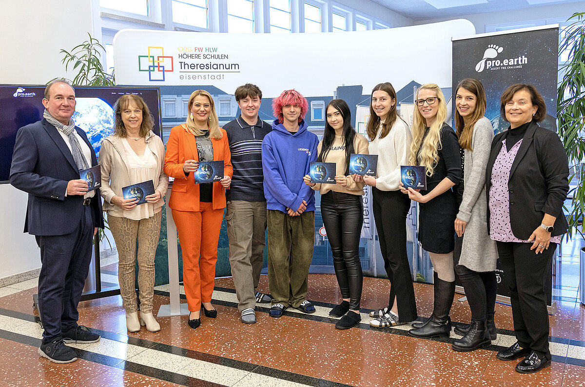 Start des pro.earth Klima-Schulprojekts im Theresianum Eisenstadt ...
