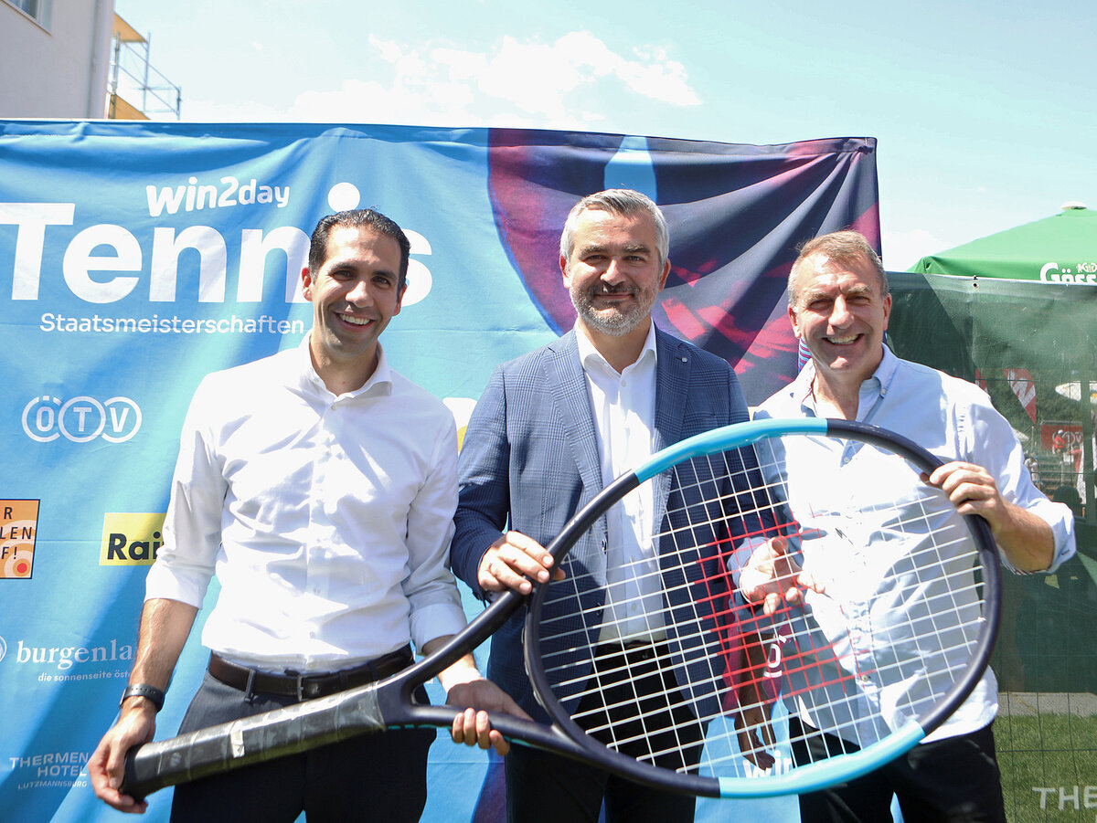 LR Dorner: "Top-organisierte Tennis-Staatsmeisterschaft, verbunden mit Charity für den guten ...