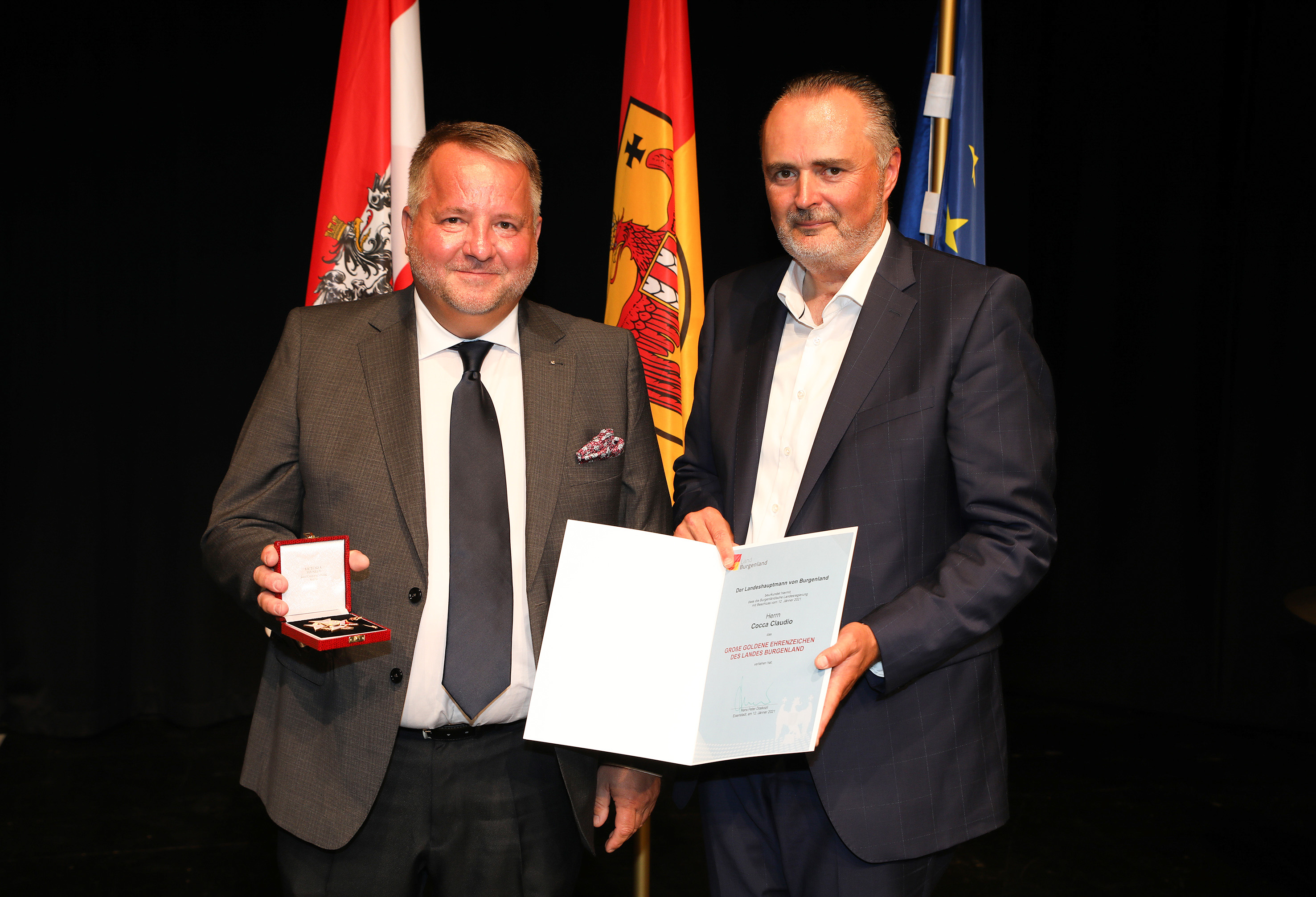 Hohe Auszeichnungen für verdiente Persönlichkeiten vergeben - Land ...