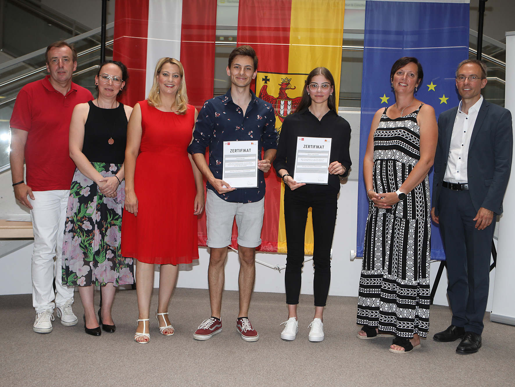 LR Winkler gratulierte Schülerinnen und Schülern in der HBLA Oberwart ...