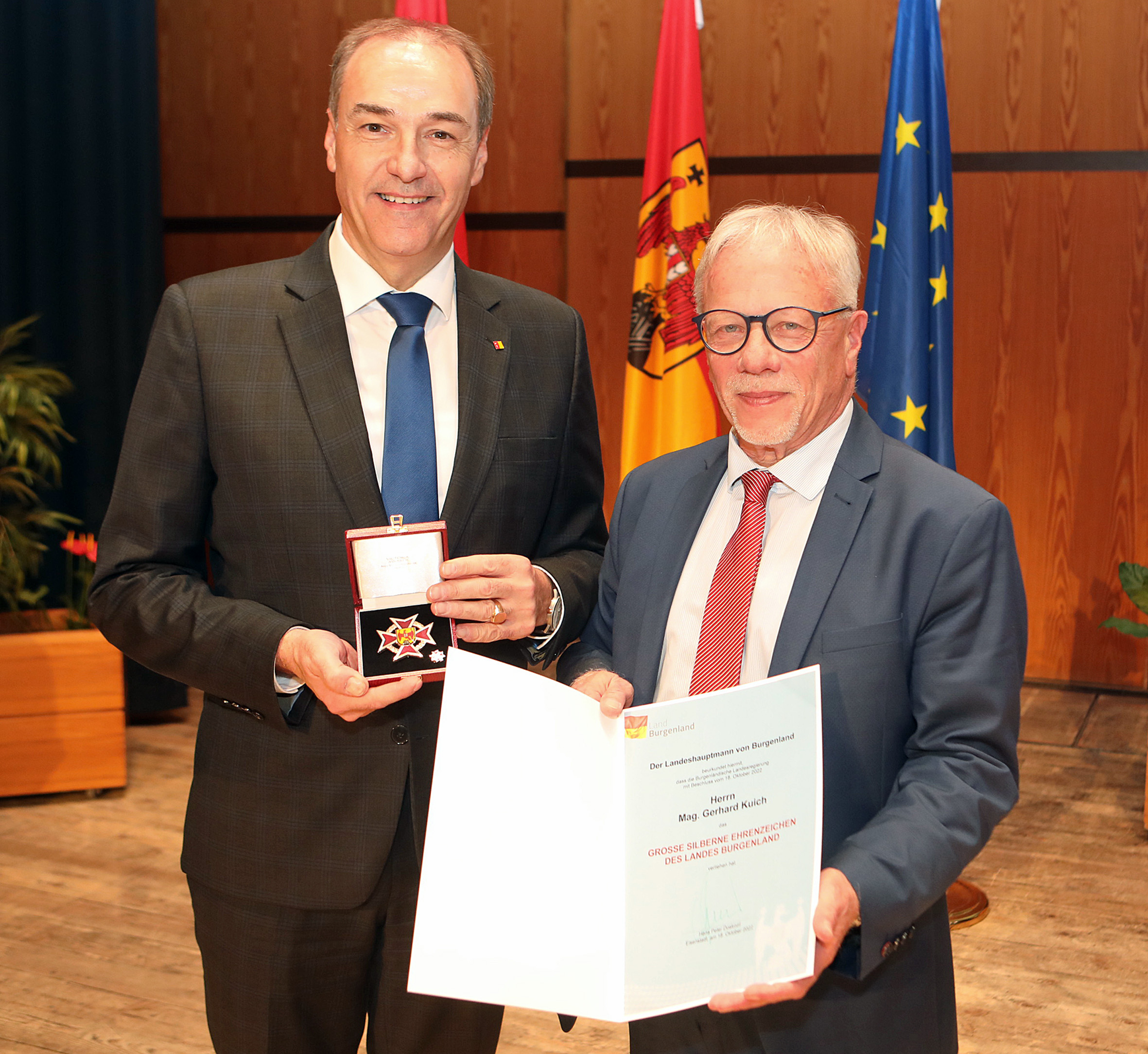 Südburgenland: Landesauszeichnungen für verdiente Persönlichkeiten ...