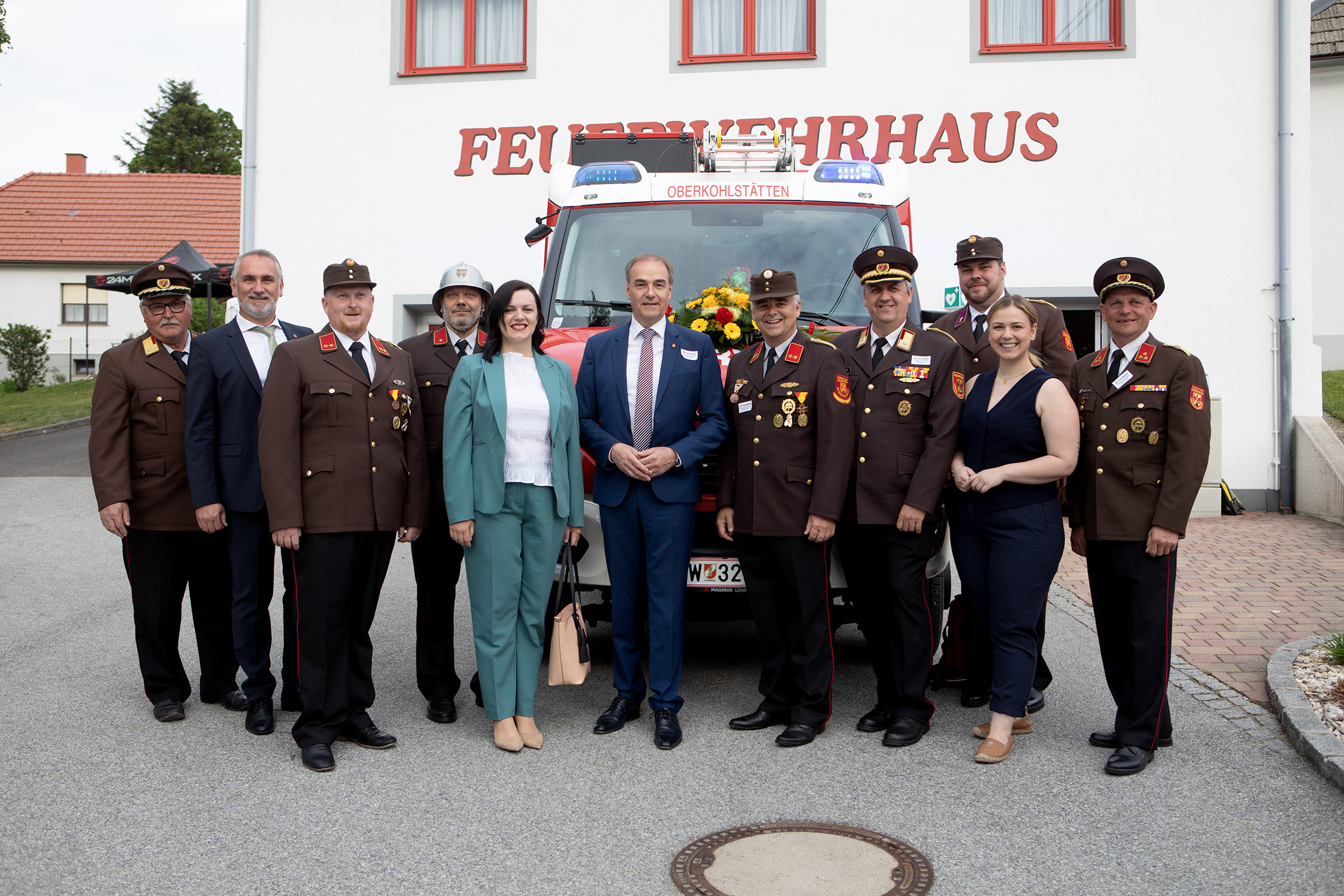 Fahrzeugsegnung des Tanklöschfahrzeuges „TLFA 1000“ der Freiwilligen ...