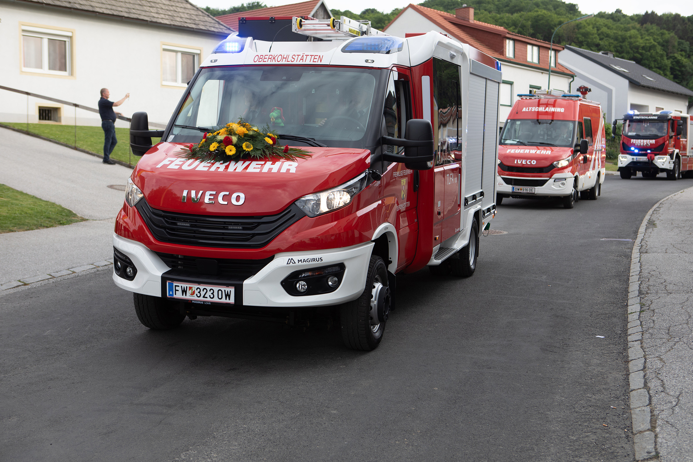 Fahrzeugsegnung des Tanklöschfahrzeuges „TLFA 1000“ der Freiwilligen ...